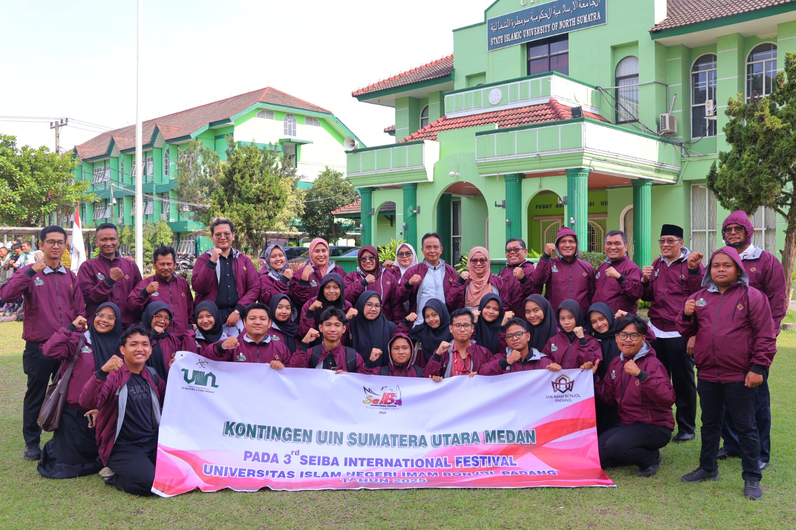 UINSU Lepas Kontingen The 3rd SeIBa International Festival 2025 di ...